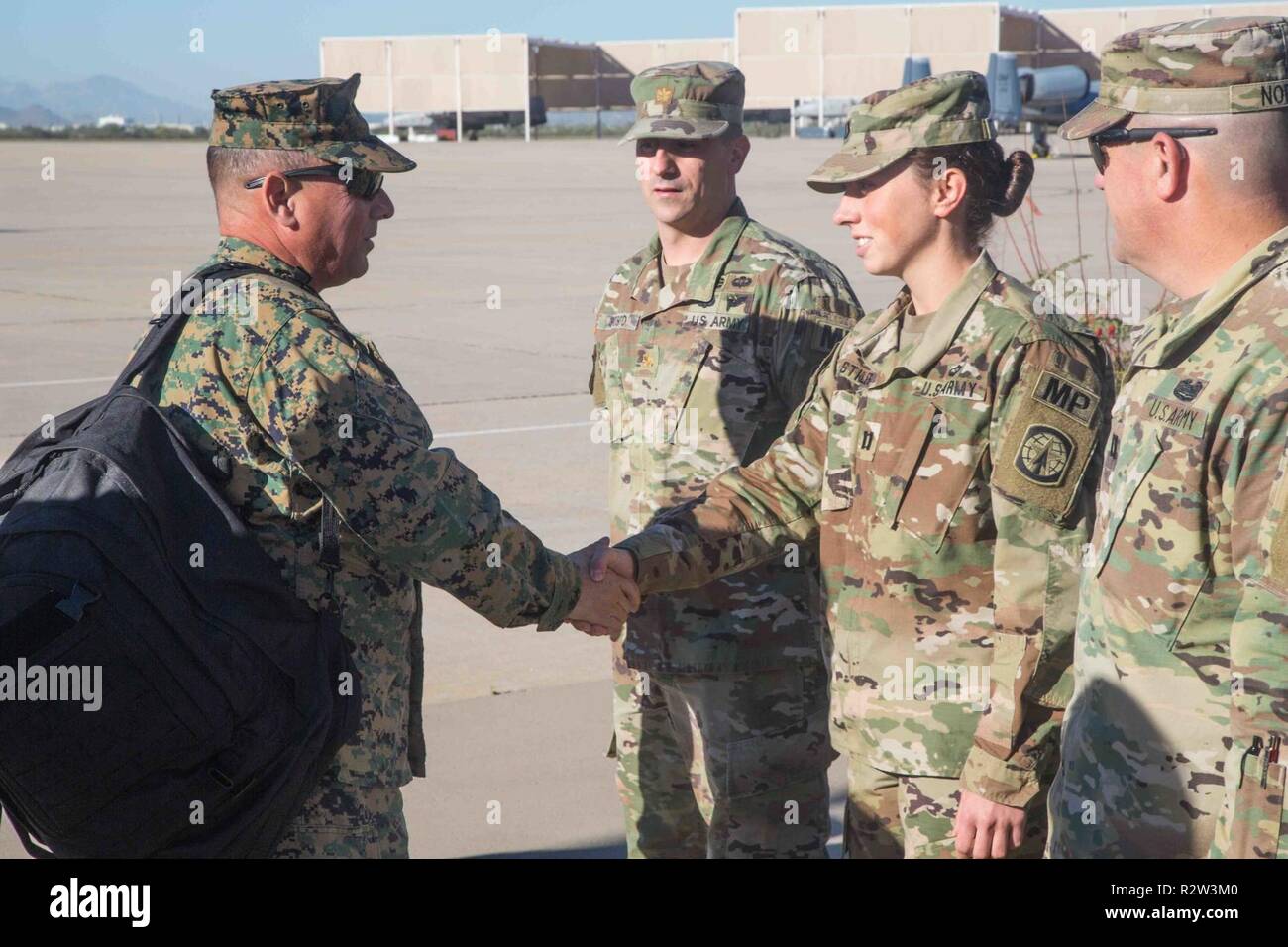 U.S. Marine Corps Brig. Gen. S.D. Slenka, Commanding General, 1st ...