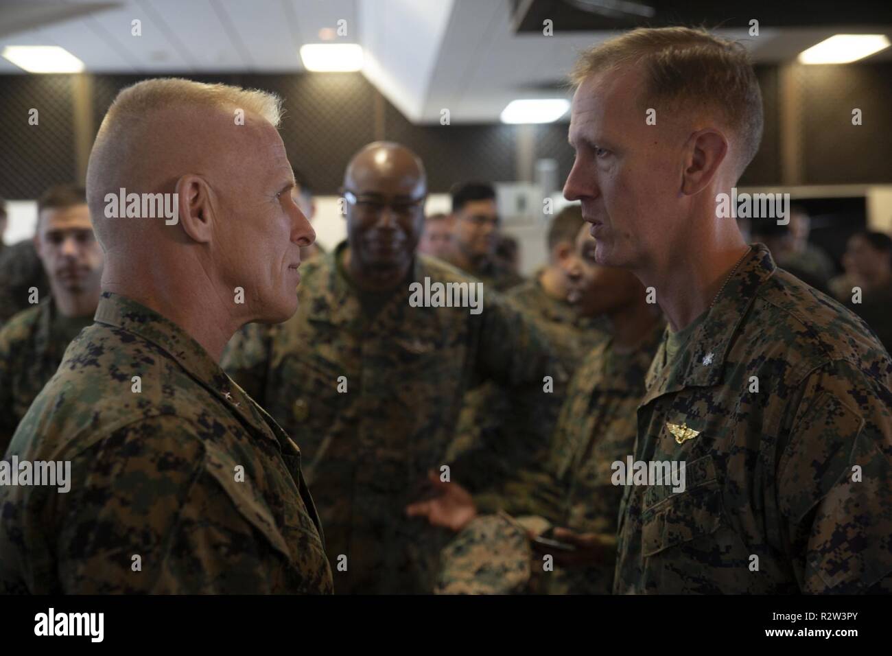 Maj. Gen. Thomas D. Weidley, the commanding general of 1st Marine ...