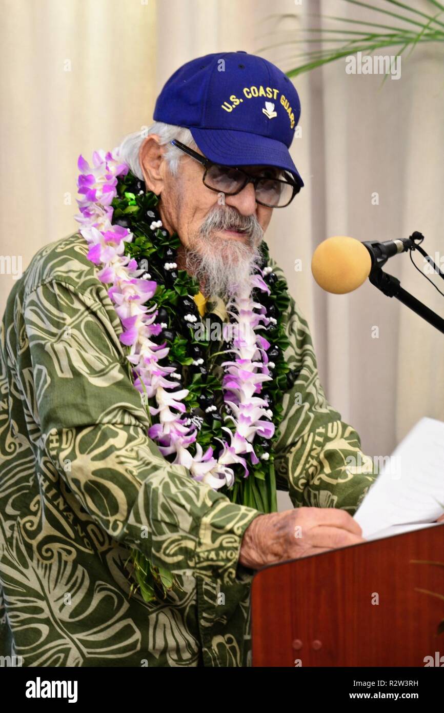 Mitchell Lani, a Coast Guard veteran from Hawaii who served in the ...