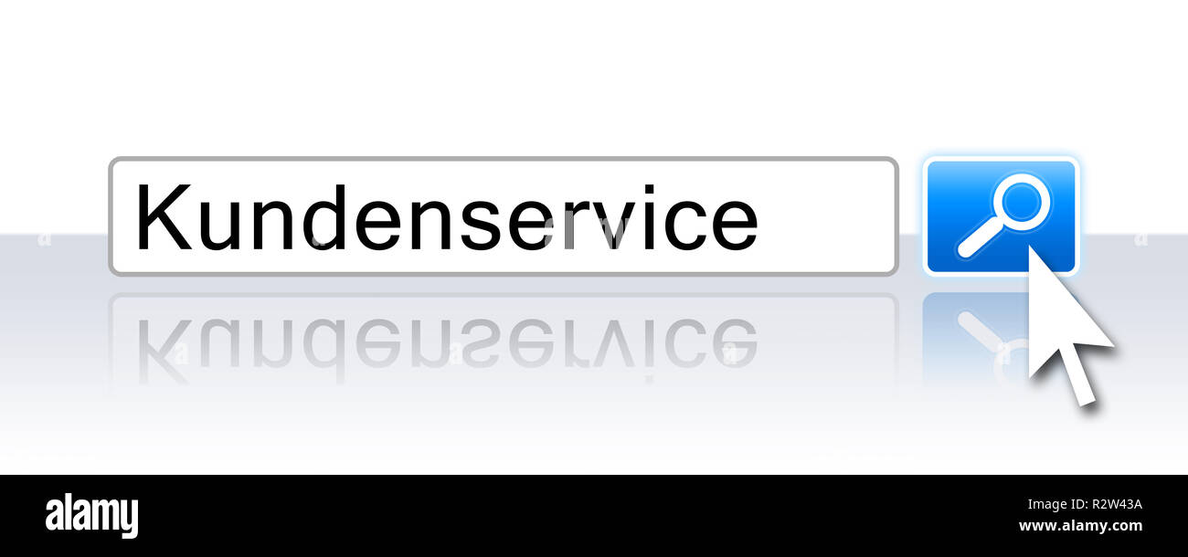 internet search blue - customer service Stock Photo - Alamy