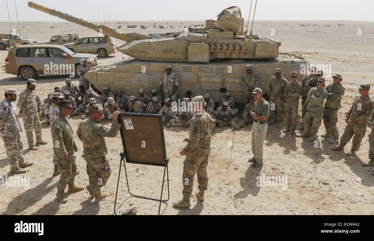 UM HATTAH, Qatar – U.S. Army Soldiers assigned to 2nd Battalion, 198th ...