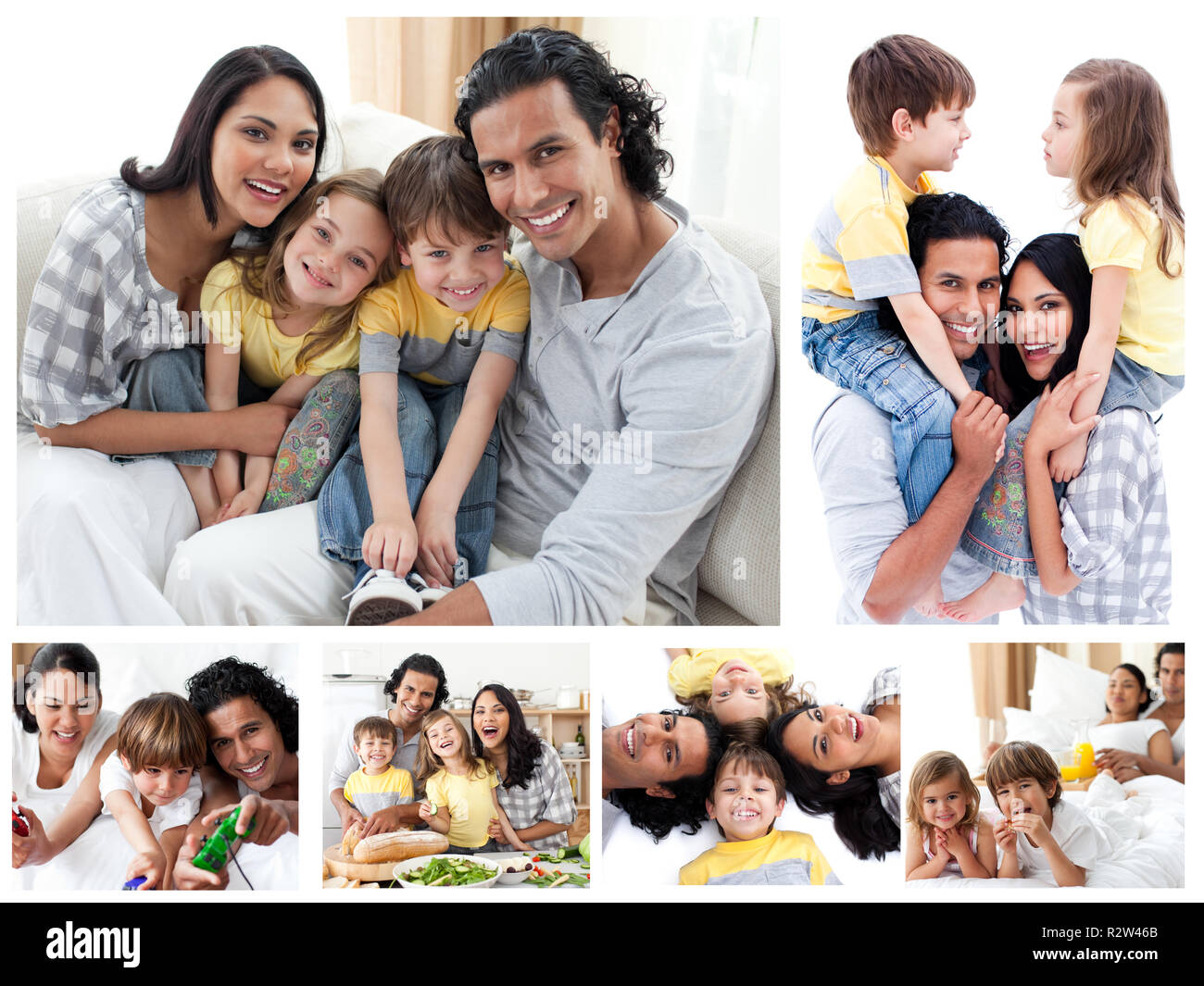 Collage couple sofa hi-res stock photography and images - Alamy