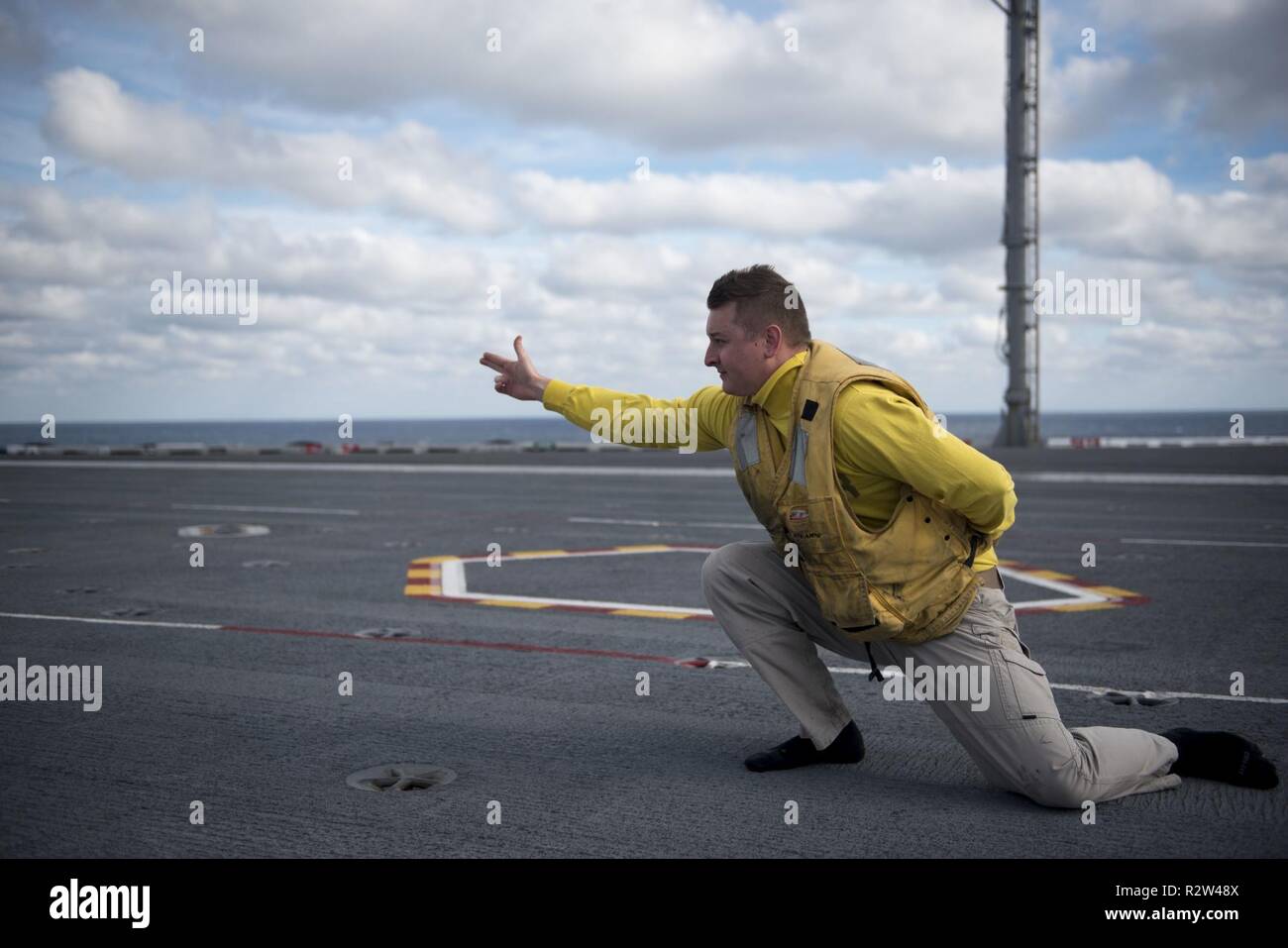 ATLANTIC OCEAN (Nov. 10, 2018) Lt. Cmdr. Ty Fritz, from Easton ...