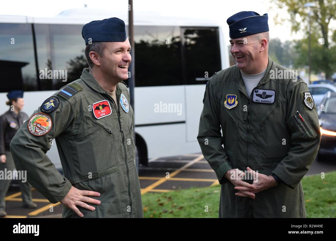 U.S. Air Force Col. William Marshall, 48th Fighter Wing commander ...