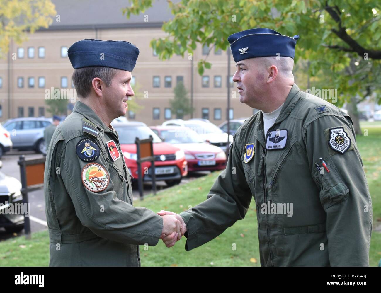 U.S. Air Force Col. William Marshall, 48th Fighter Wing commander ...