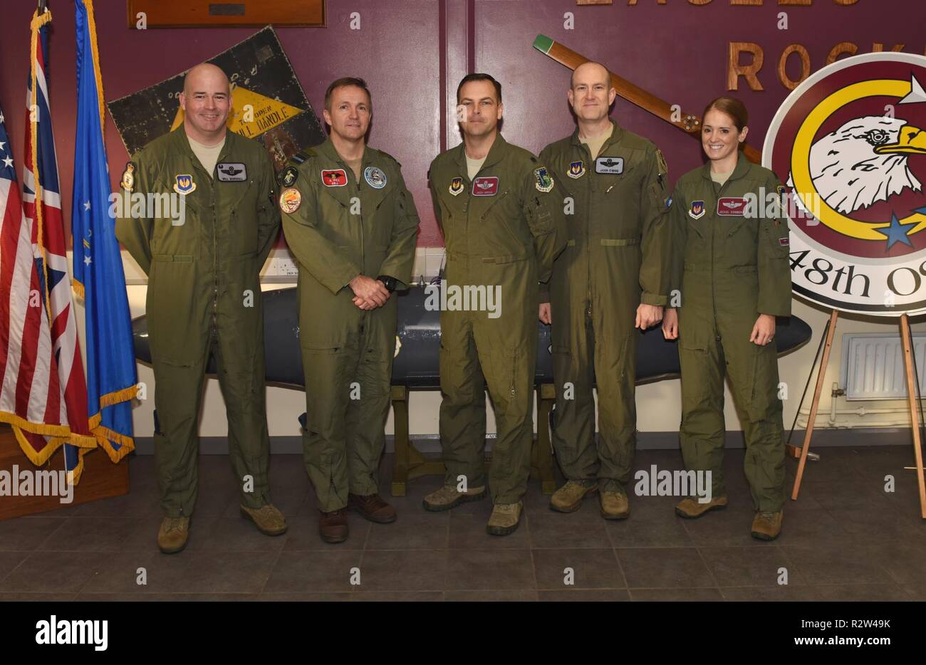 U.S. Air Force Col. William Marshall, 48th Fighter Wing commander ...