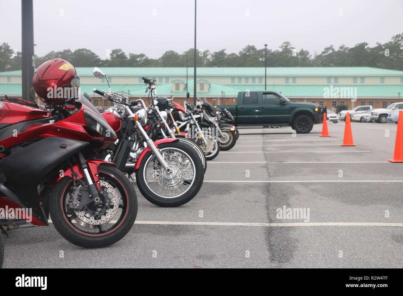 Motorcycle enthusiasts of 9th Brigade Engineer Battalion, 2nd Armored ...