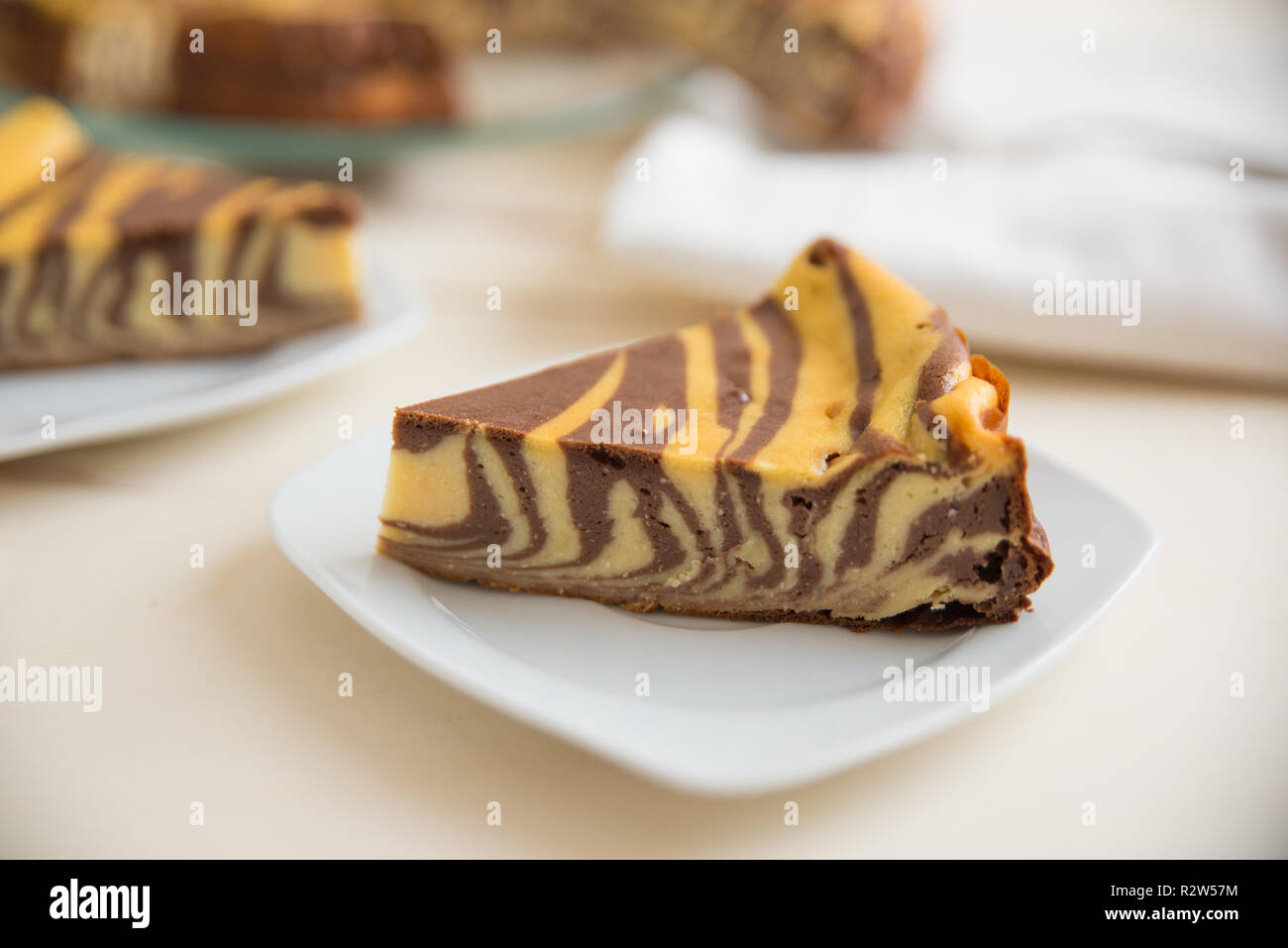Zebra cheesecake hi-res stock photography and images - Alamy