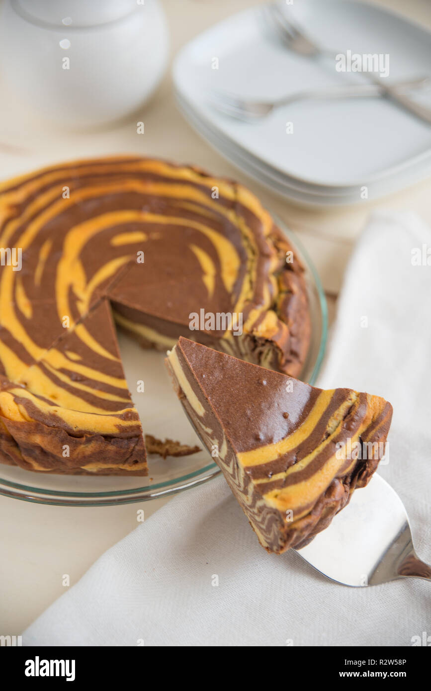 Zebra cheesecake hi-res stock photography and images - Alamy