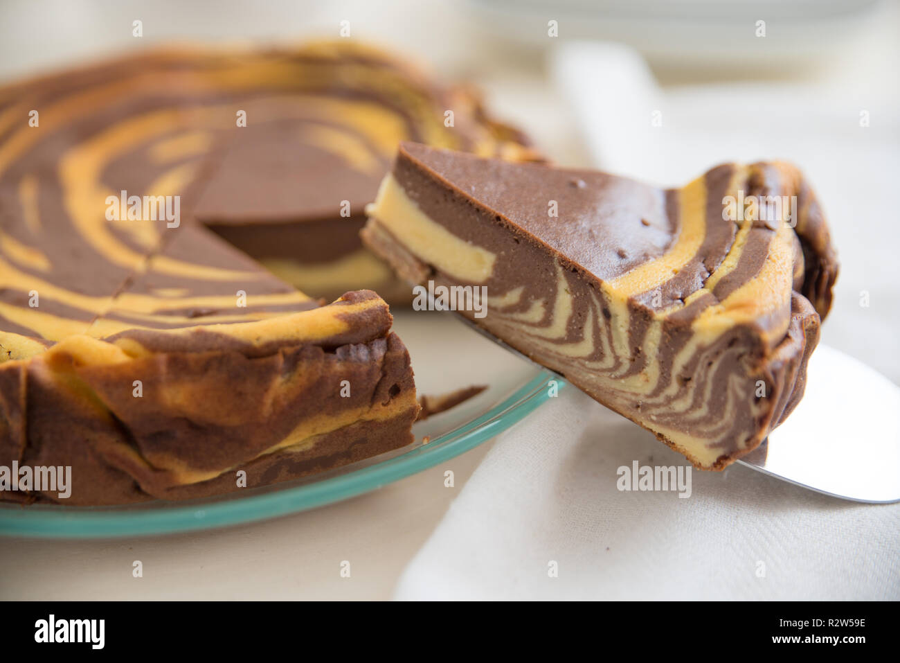 Zebra cheesecake hi-res stock photography and images - Alamy
