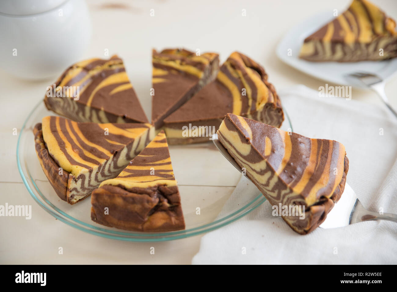 Zebra cheesecake hi-res stock photography and images - Alamy