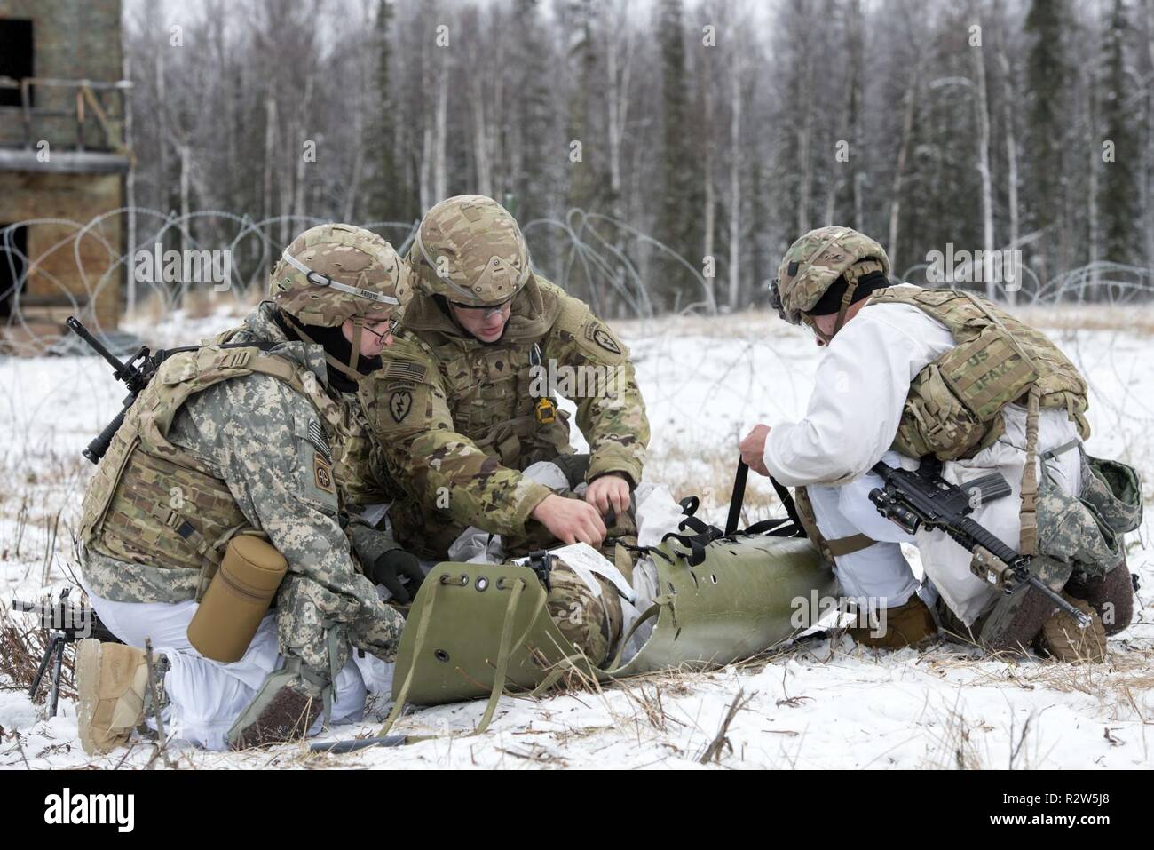 Army paratroopers assigned to Blackfoot Company, 1st Battalion, 501st ...
