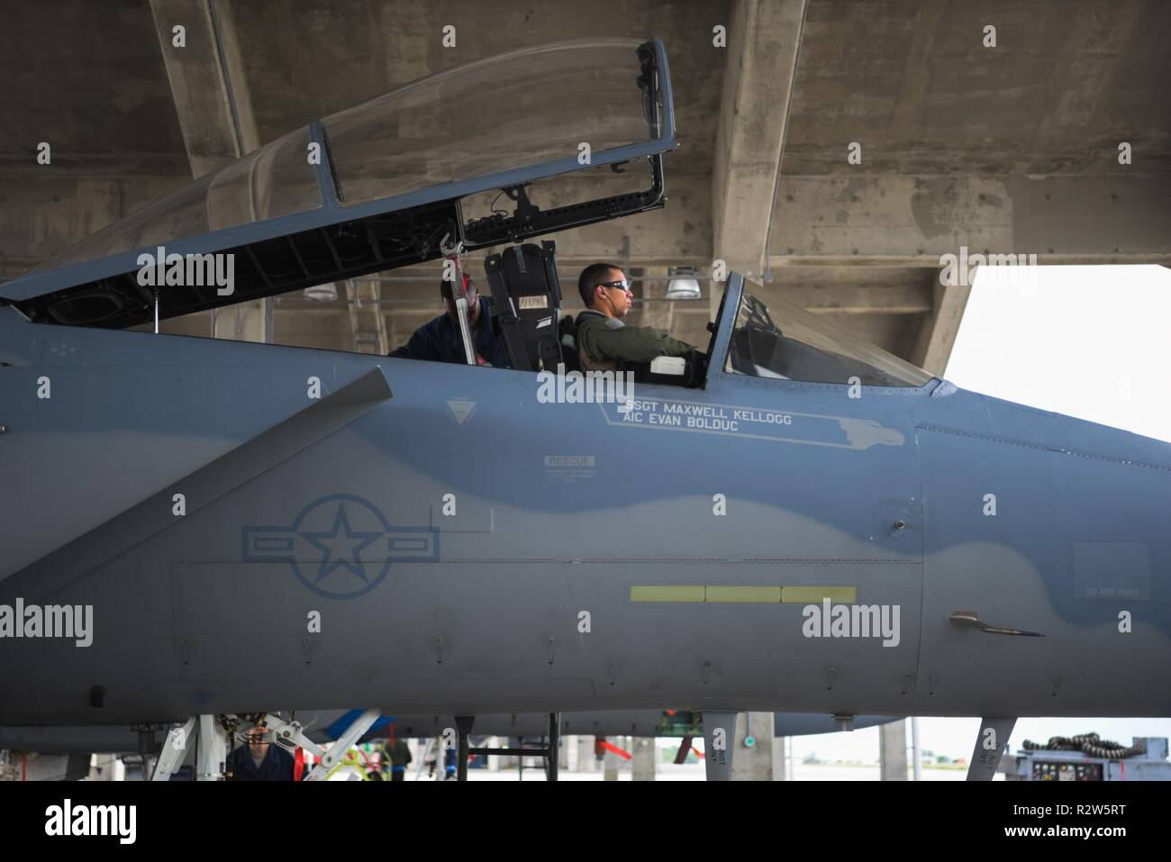 U.S. Air Force Capt. Austin Hurley, 44th Fighter Squadron pilot ...