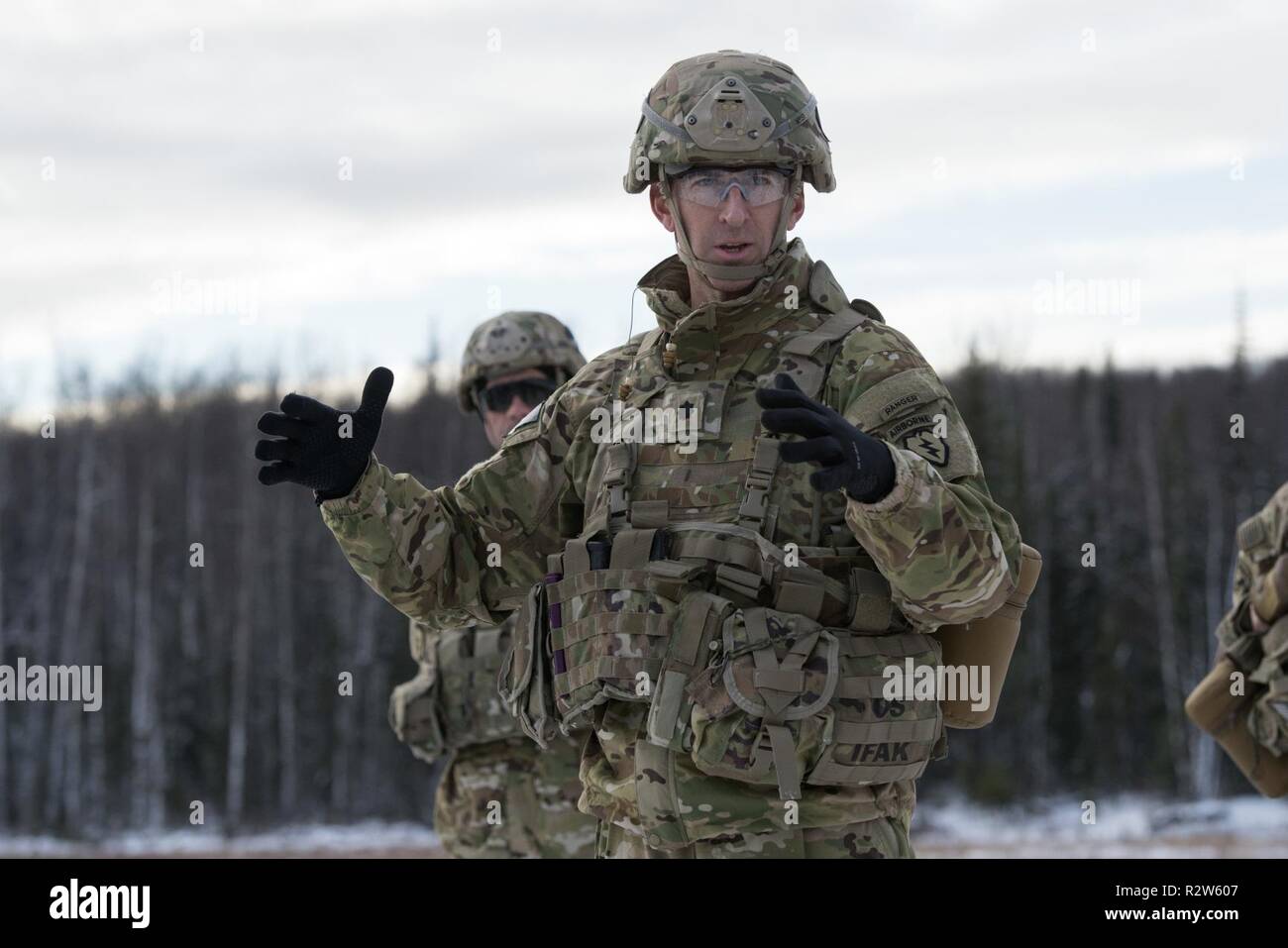 Army Lt. Col. Matthew Myer, the commanding officer for the 1st ...