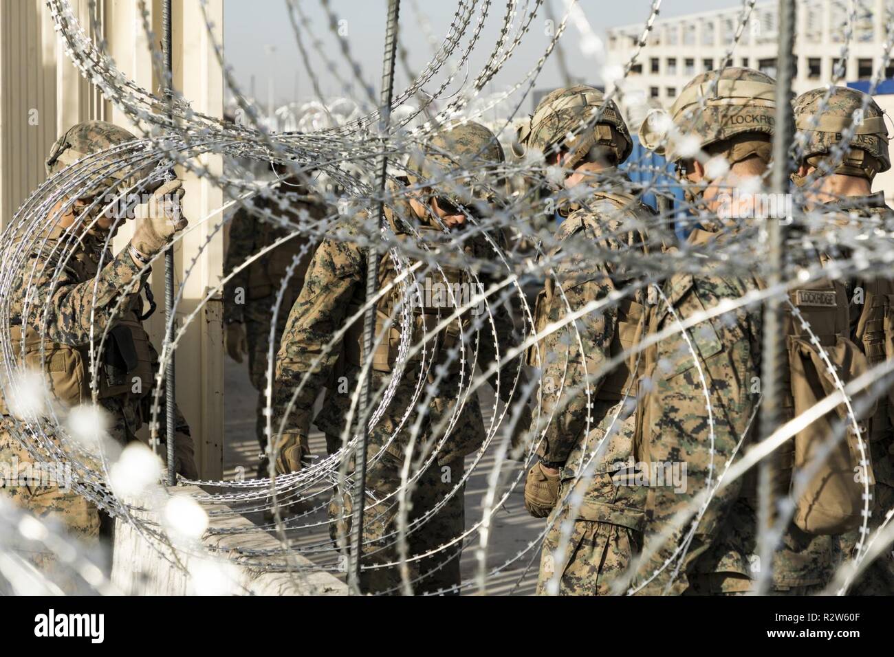 Marines from the U.S.Marine Corps Special Purpose Marine Air Ground ...