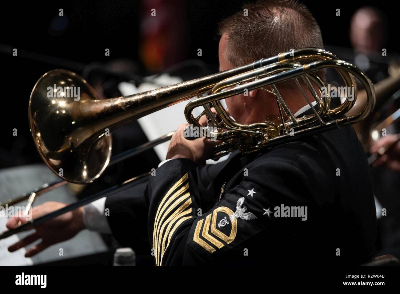 TAVERNIER, Fla. (Nov. 13, 2018) Master Chief Musician Matt Neff plays ...
