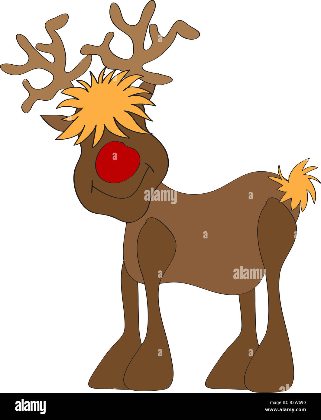 Rudolph cartoon hi-res stock photography and images - Alamy