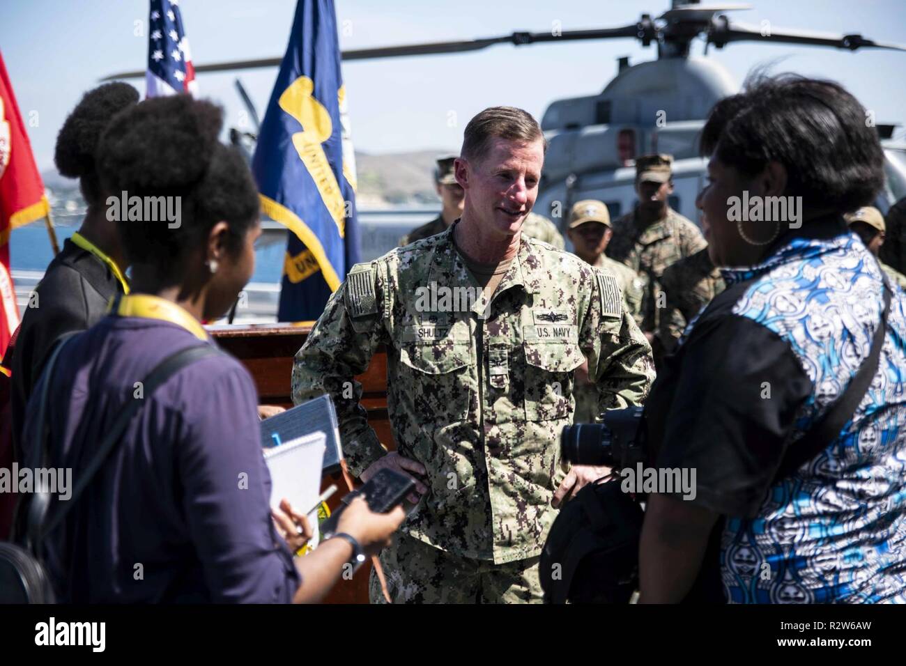 PORT MORESBY, Papua New Guinea (Nov. 14, 2018) Capt. Tom Shultz ...