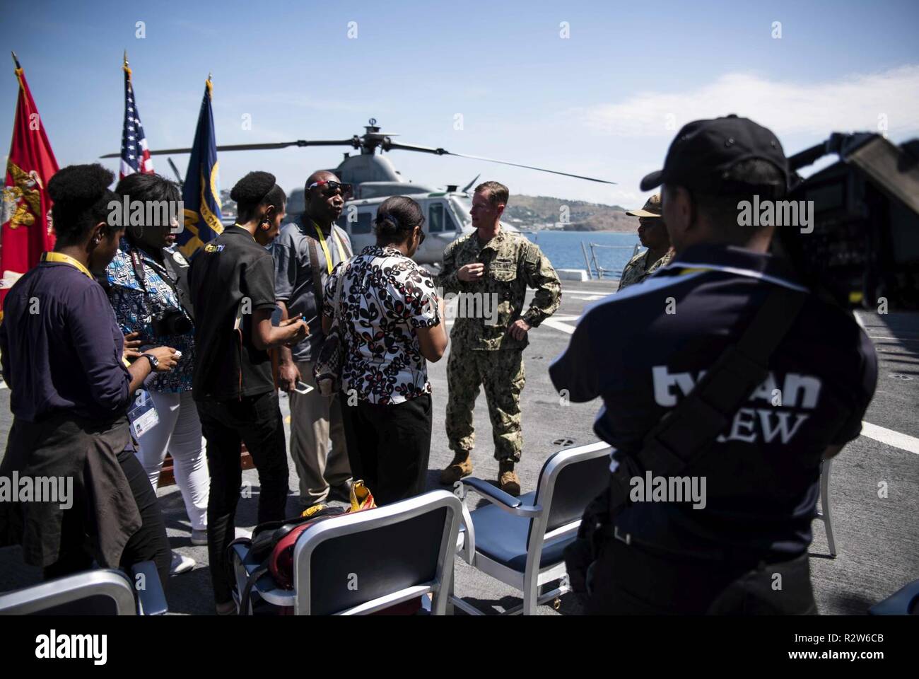 PORT MORESBY, Papua New Guinea (Nov. 14, 2018) Capt. Tom Shultz ...