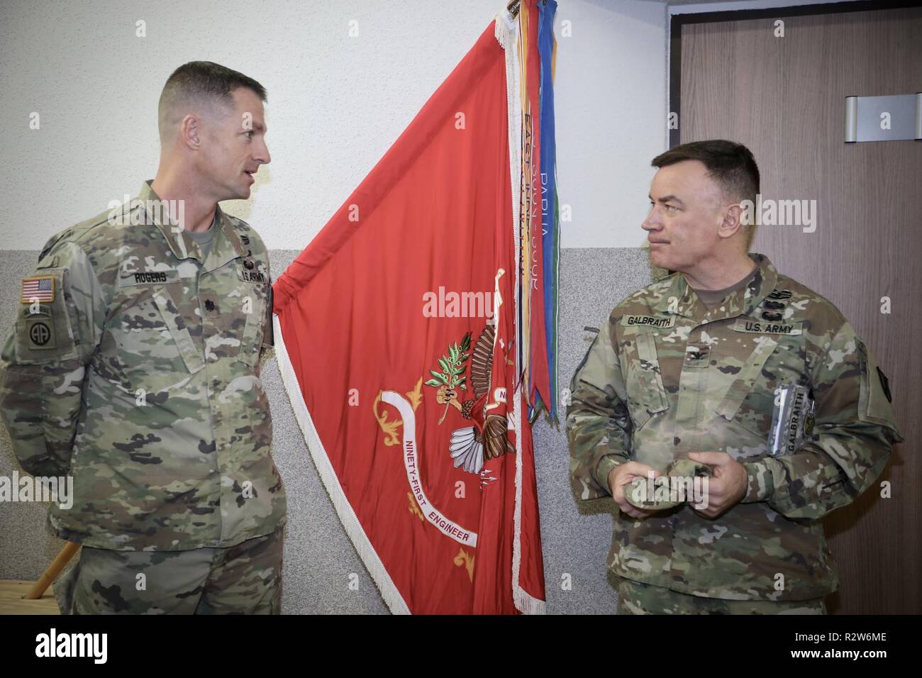 U.S. Army Col. William Galbraith, deputy commanding officer of the 21st ...