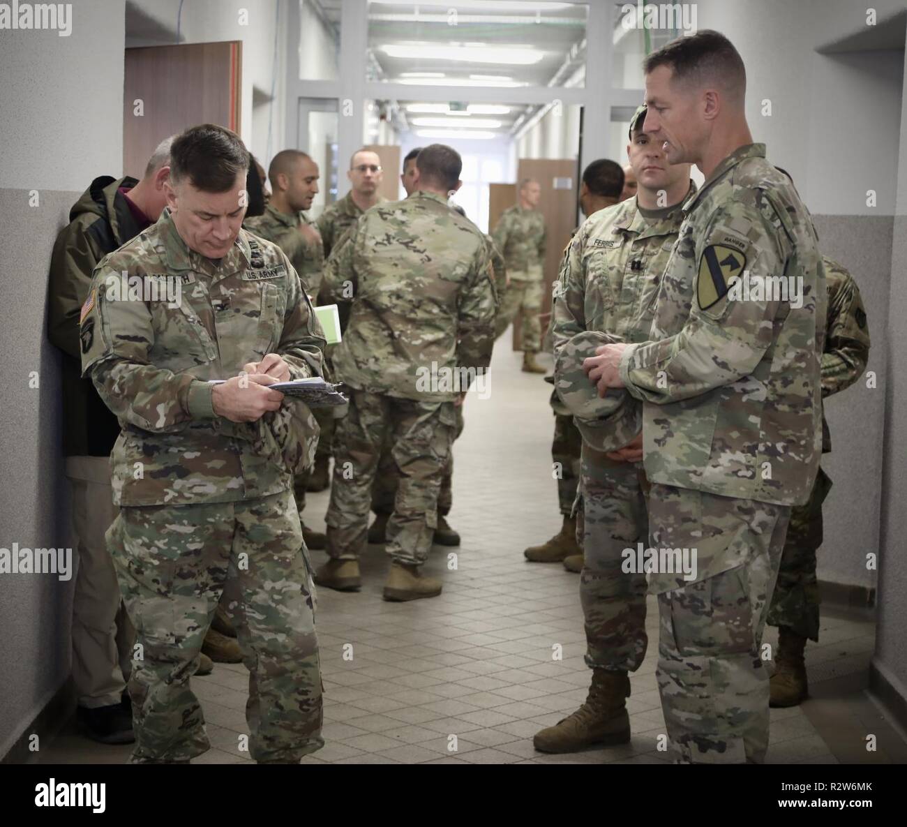 U.S. Army Col. William Galbraith, deputy commanding officer of the 21st ...