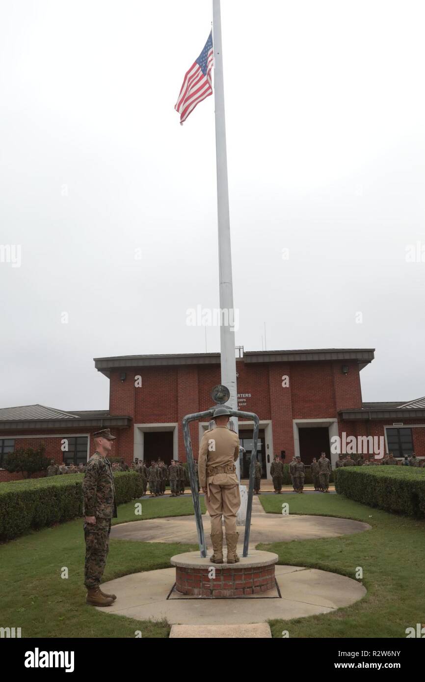 Marines aboard Marine Corps Logistics Base Albany commemorated 100-year ...