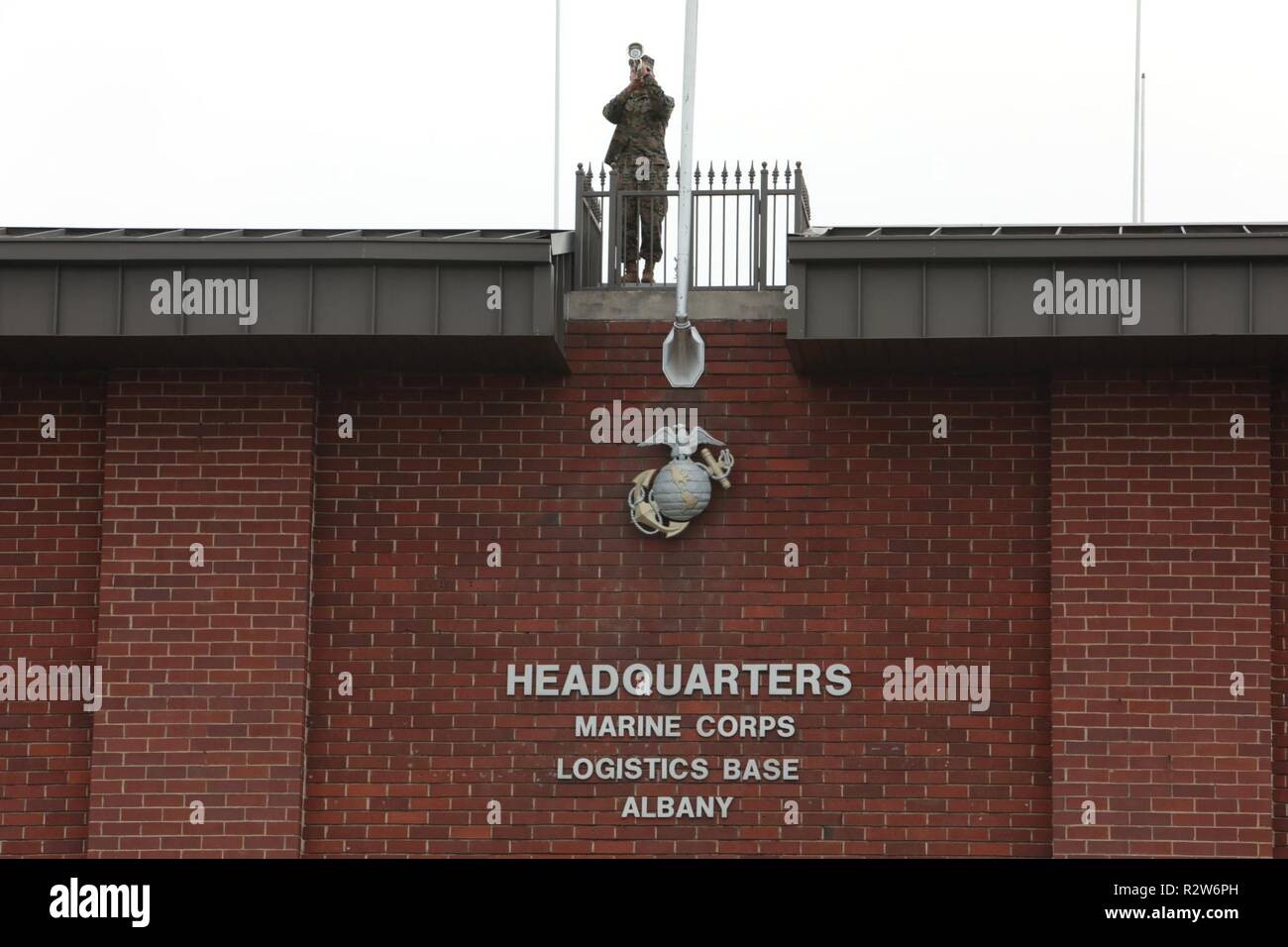 Marines aboard Marine Corps Logistics Base Albany commemorated 100-year ...