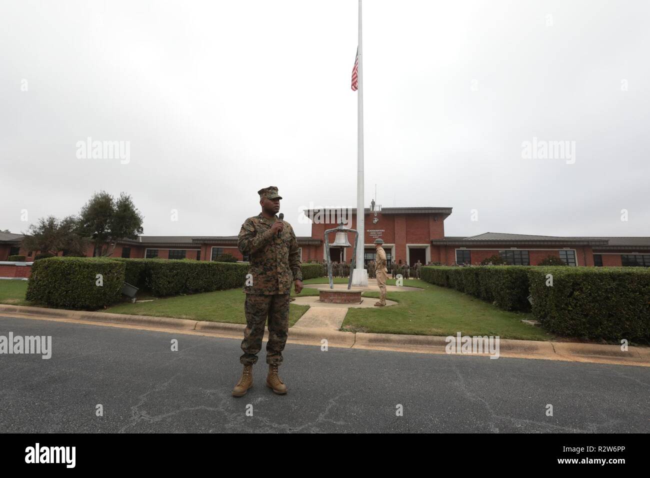 Marines aboard Marine Corps Logistics Base Albany commemorated 100-year ...