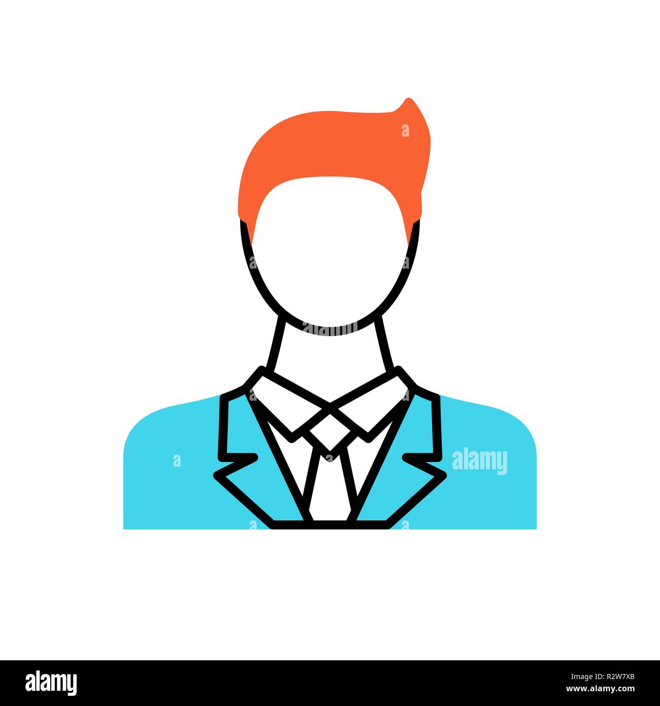 Office admin men Stock Vector Images - Alamy