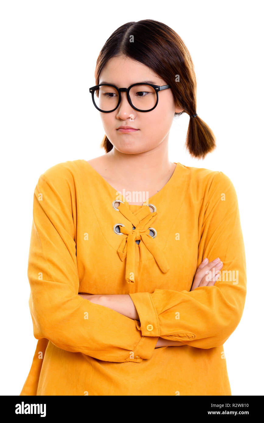 Arms crossed young woman angry hi-res stock photography and images - Alamy