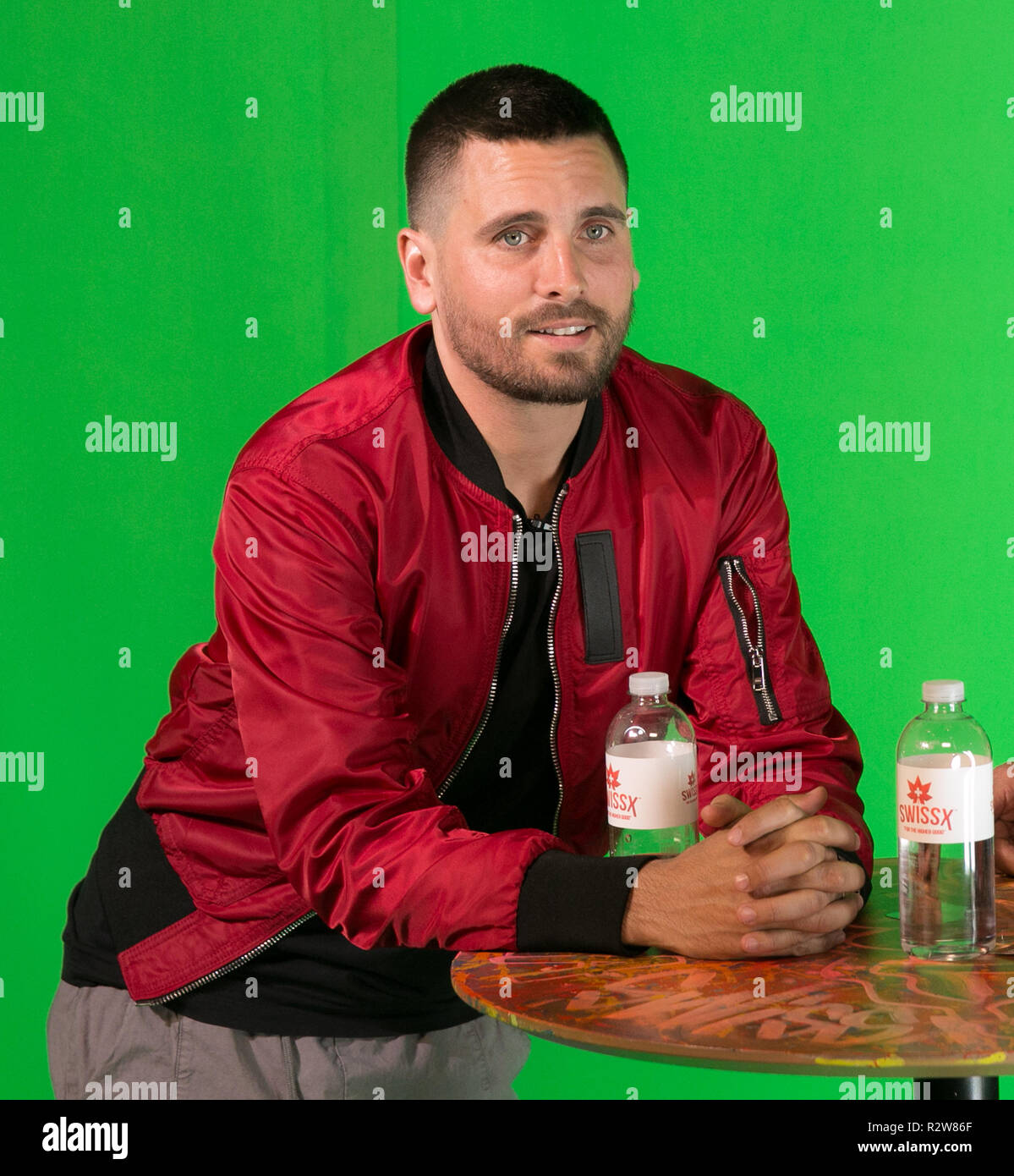 Scott Disick becomes a hologram at Swissx event at Hologram USA Theatre ...