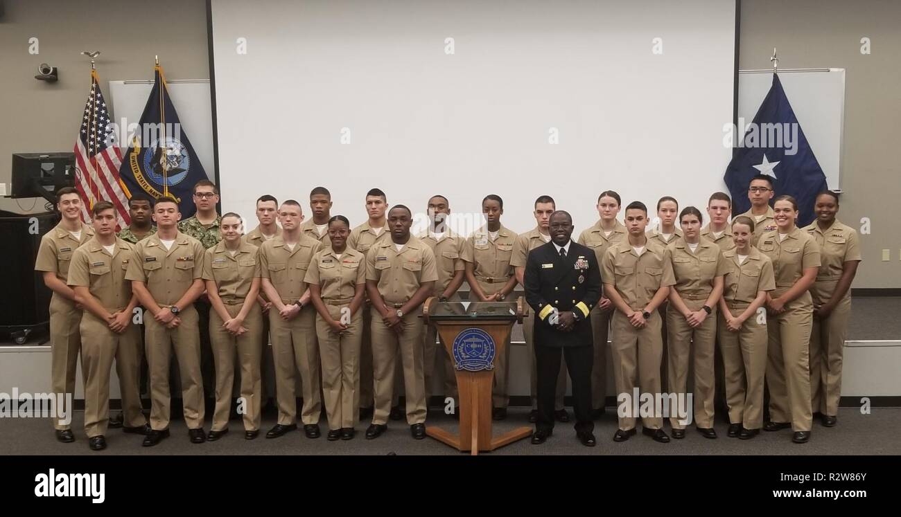 BATON ROUGE (Nov. 14, 2018) Rear Adm. Cedric E. Pringle, commander ...