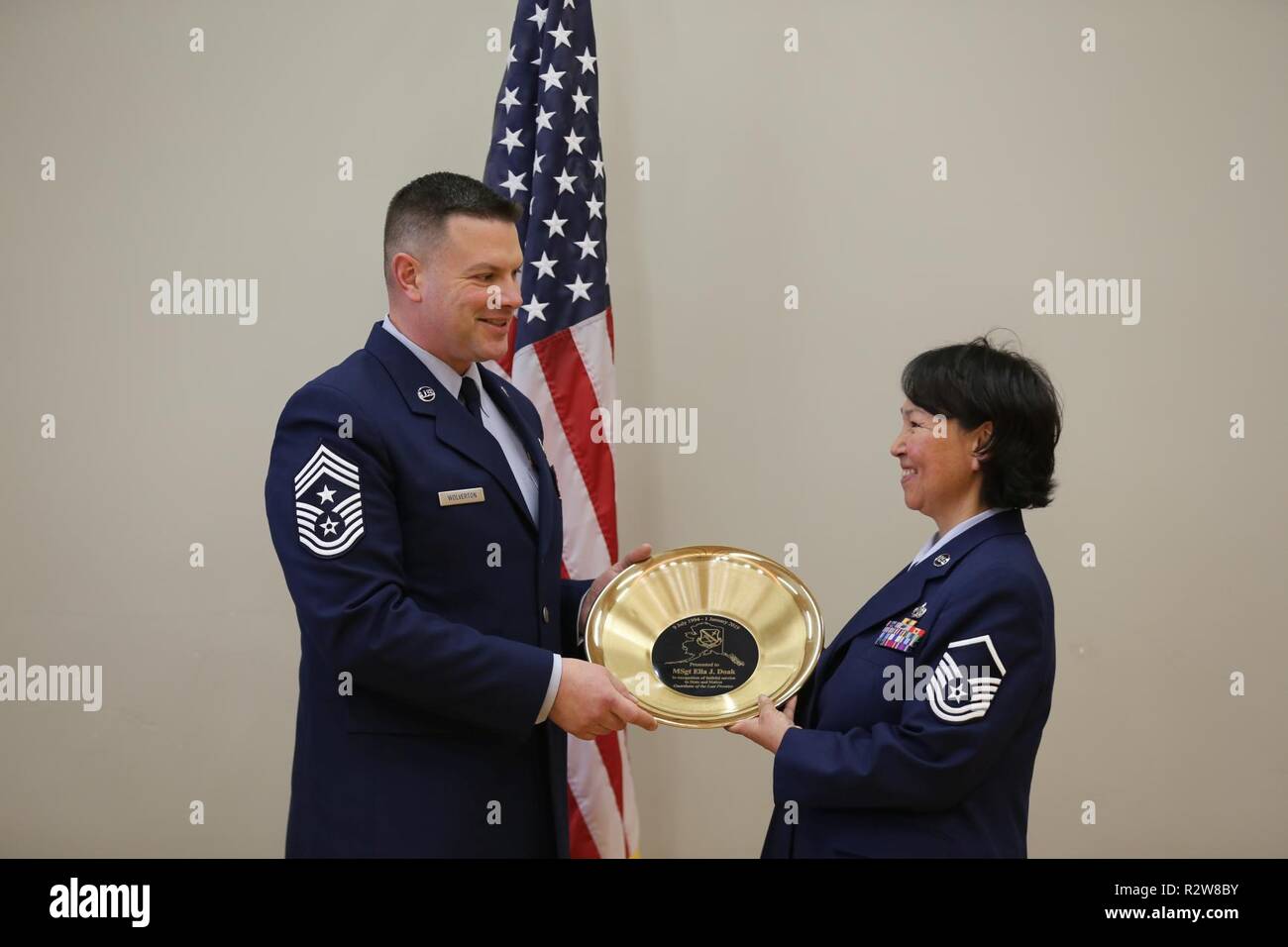 Alaska Air Guard Command Chief Master Sgt. James Wolverton, 168th Wing ...