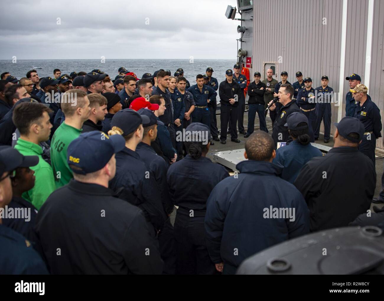 VIRGINIA CAPES (Nov. 8, 2018) Capt. William G. Musser, commanding ...