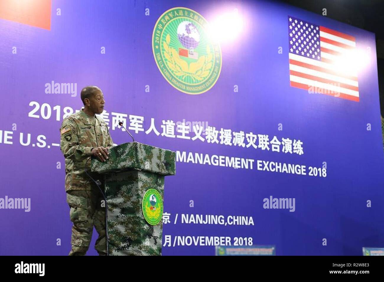 Maj. Gen. Charles R. Hamilton, commanding general of the 8th Theater ...