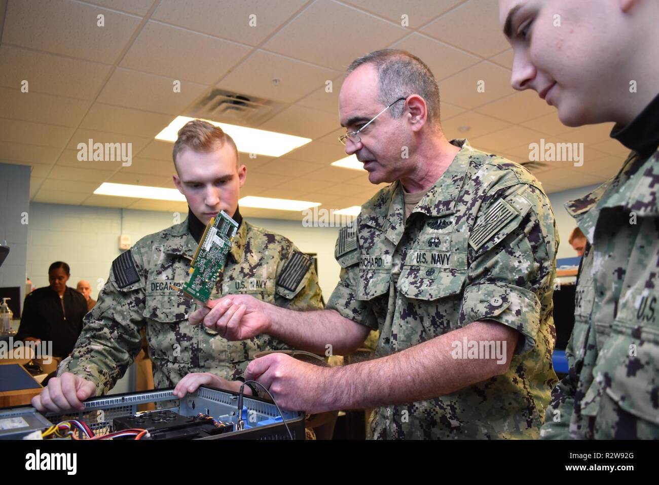 GROTON, Conn. (Nov. 14, 2018) - Vice Adm. Charles A. Richard, commander ...