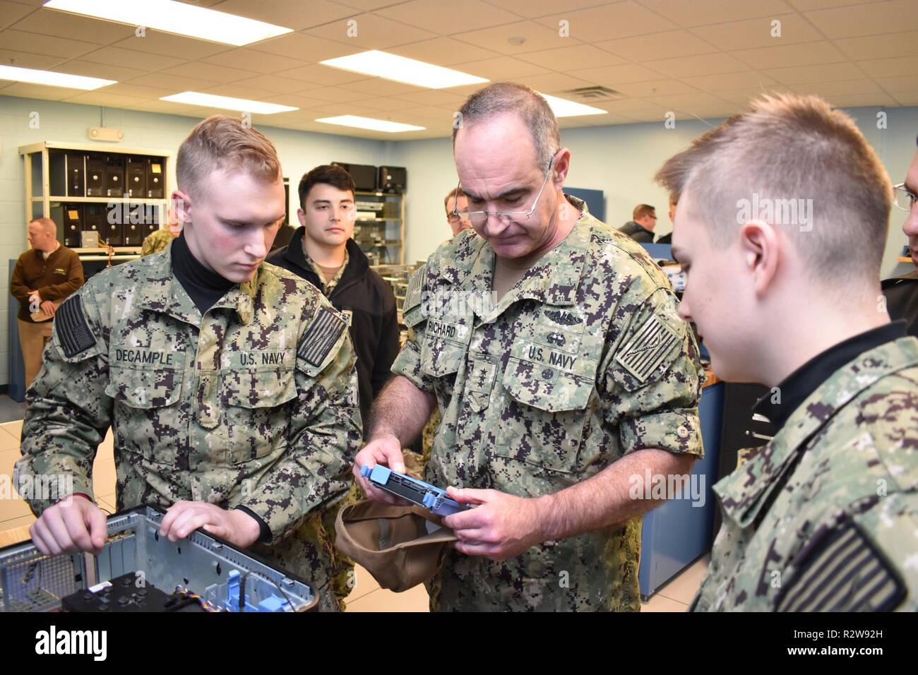 GROTON, Conn. (Nov. 14, 2018) - Vice Adm. Charles A. Richard, commander ...