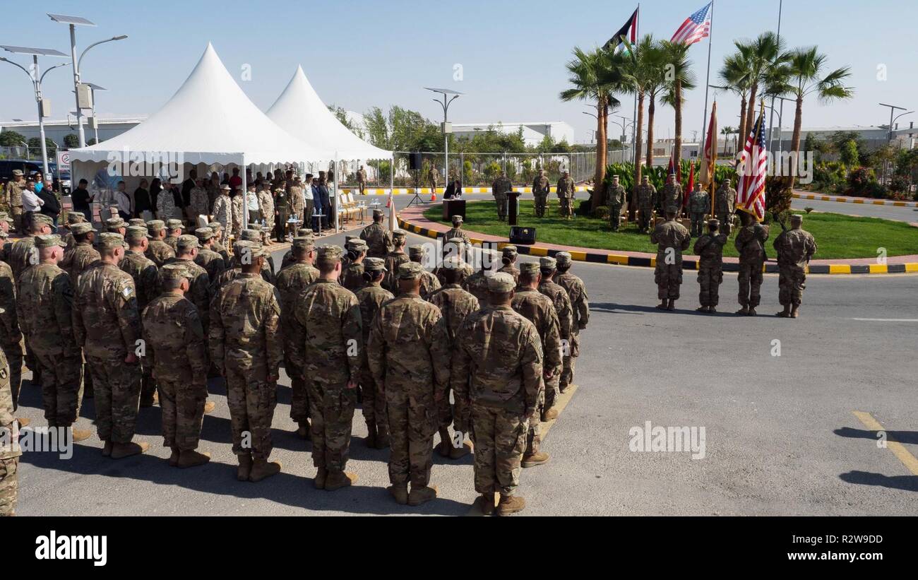 Distinguished Guests Members Of The Jordan Armed Forces And Soldiers