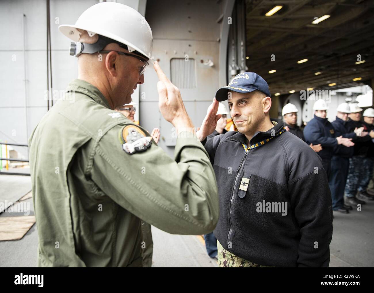 NEWPORT NEWS, Va. (Nov. 14, 2018) Capt. Matthew Kawas, from Matawan ...