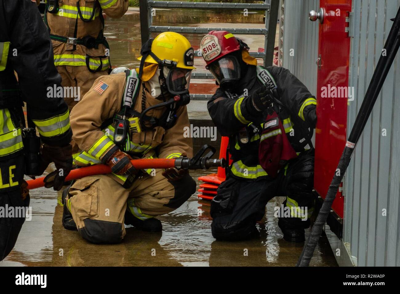 SILVERDALE, Wash. (Nov. 15, 2018) Steve Davison, right, a Central ...