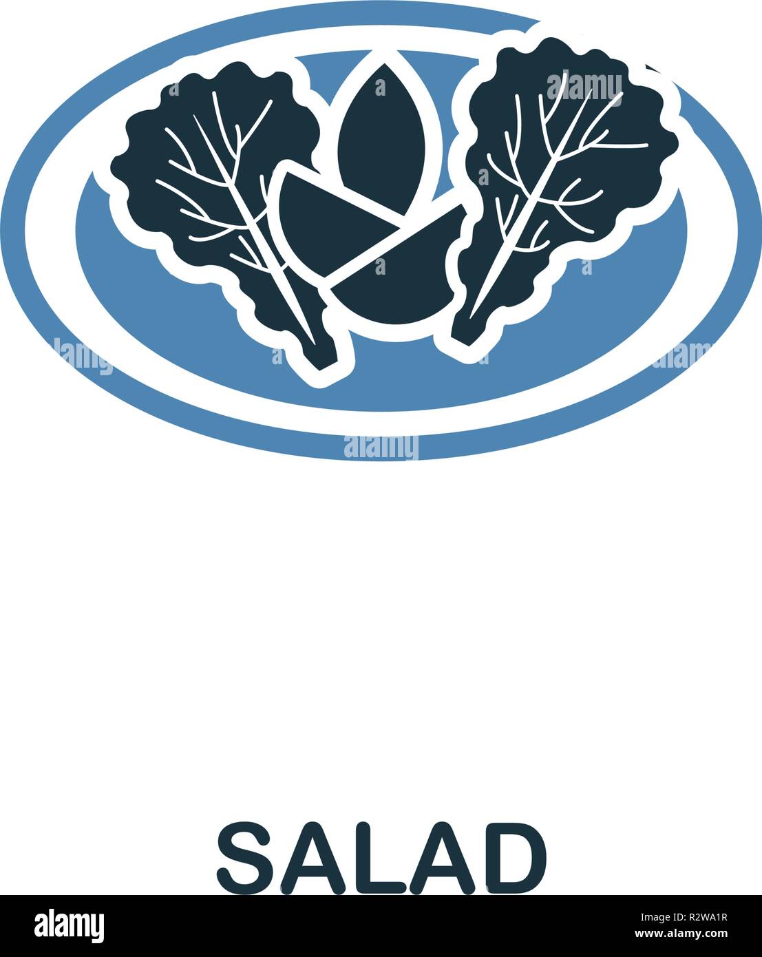 Simple salad Stock Vector Images - Alamy