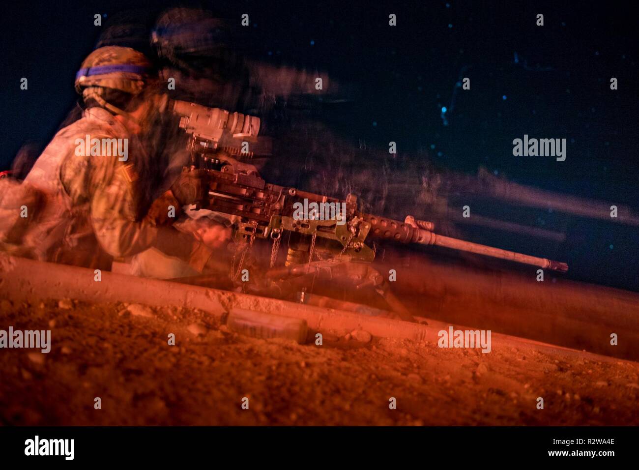 Soldiers with the 116th Brigade Engineer Battalion conduct night ...