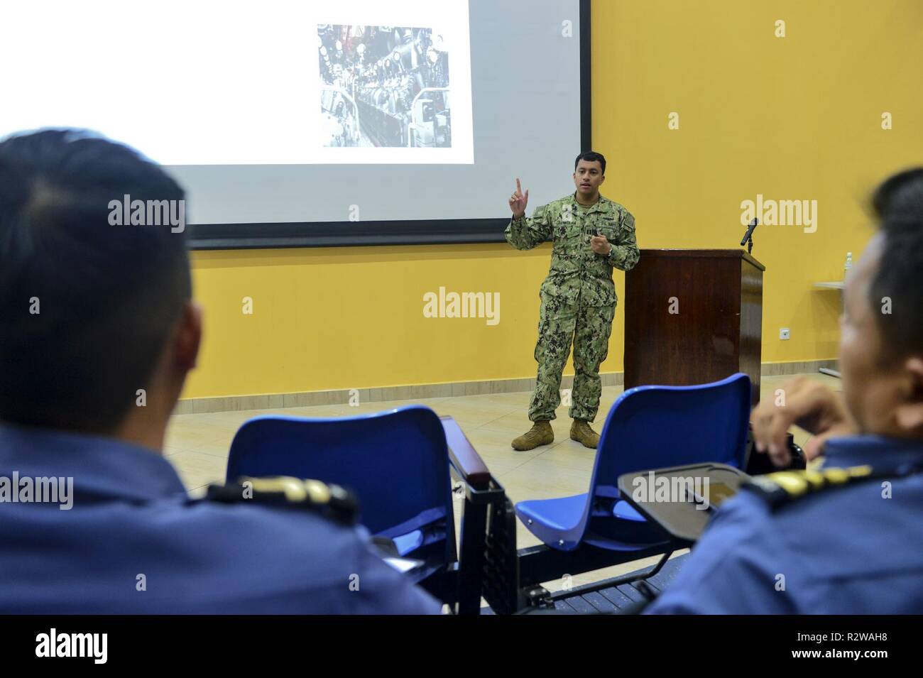 MUARA NAVAL BASE, Brunei (Nov. 14, 2018) - Lt. Joe Panikulam, a ...