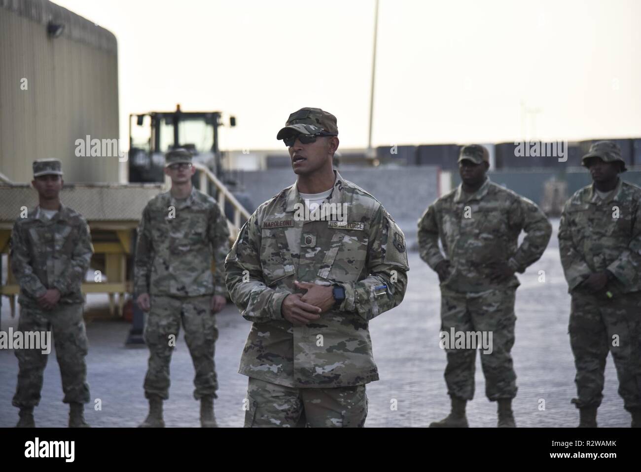 U.S. Air Force Master Sgt. Jason Napoleoni, 380th Expeditionary ...