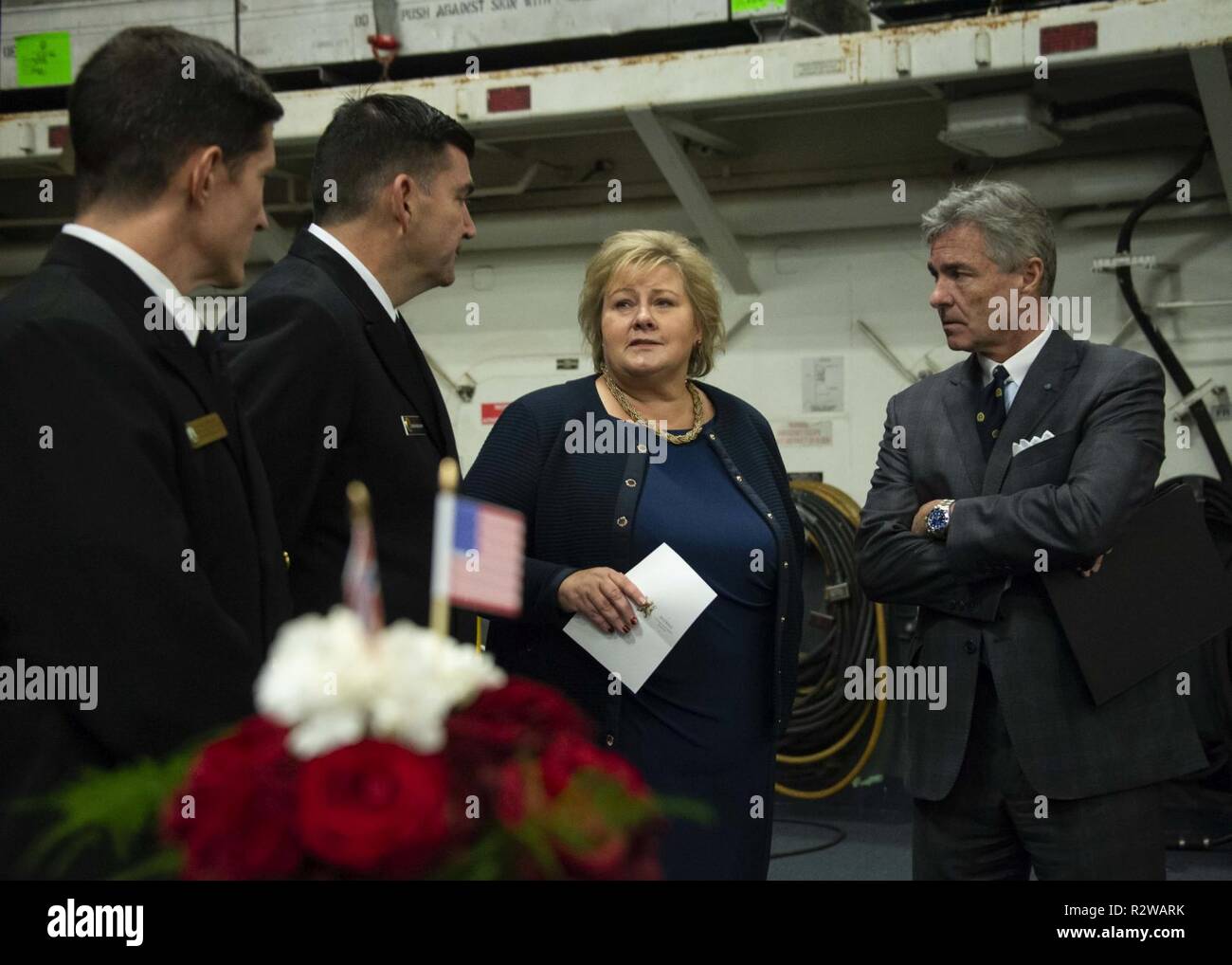 OSLO, Norway (Nov. 15, 2018) Capt. Darrell Canady, executive officer ...