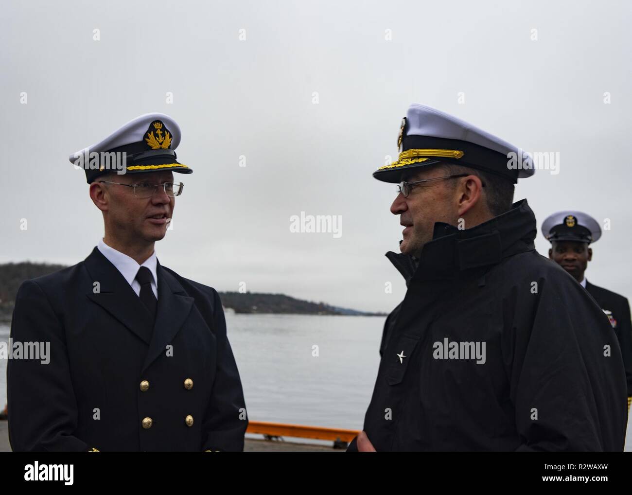 OSLO, Norway (Nov. 14, 2018) Rear Adm. Brad Skillman, commander ...