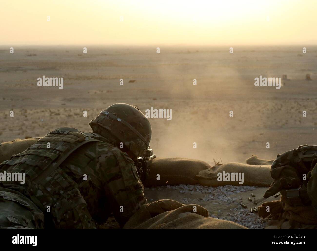 UM HATTAH, Qatar – Staff Sgt. Tim Millican, squad leader for with ...