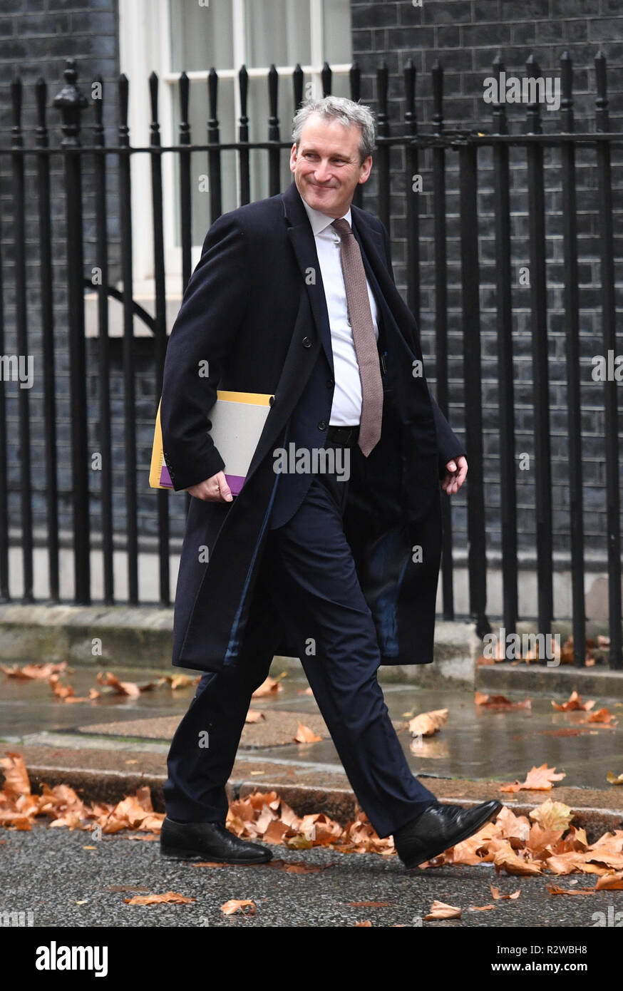 Education Secretary Damian Hinds arrives in Downing Street in London ...
