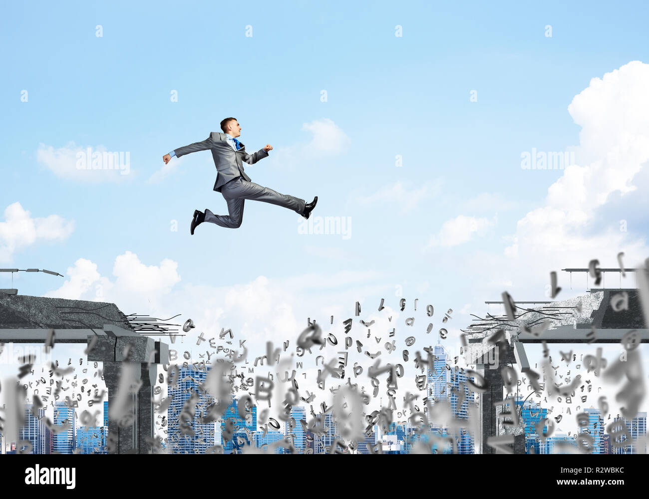 Problem and difficulties overcoming concept Stock Photo - Alamy