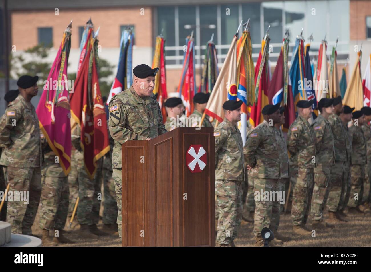 Lt. Gen. Michael Bills, Eighth Army commanding general delivers remarks ...